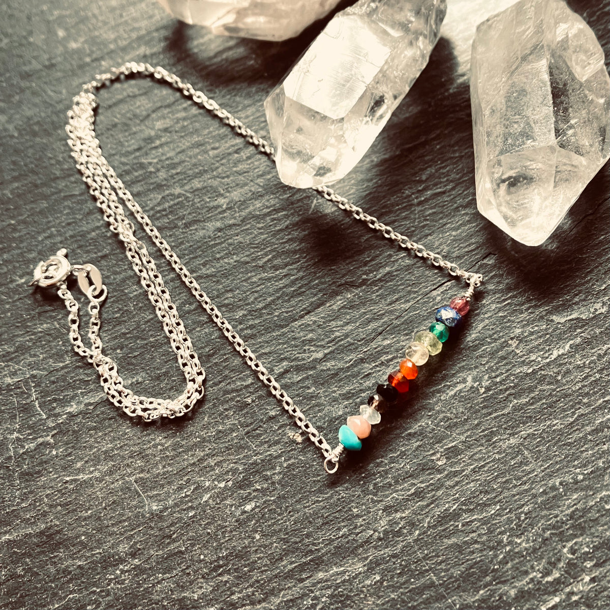 Progress Pride Bifrost Rainbow Necklace – Feral Strumpet