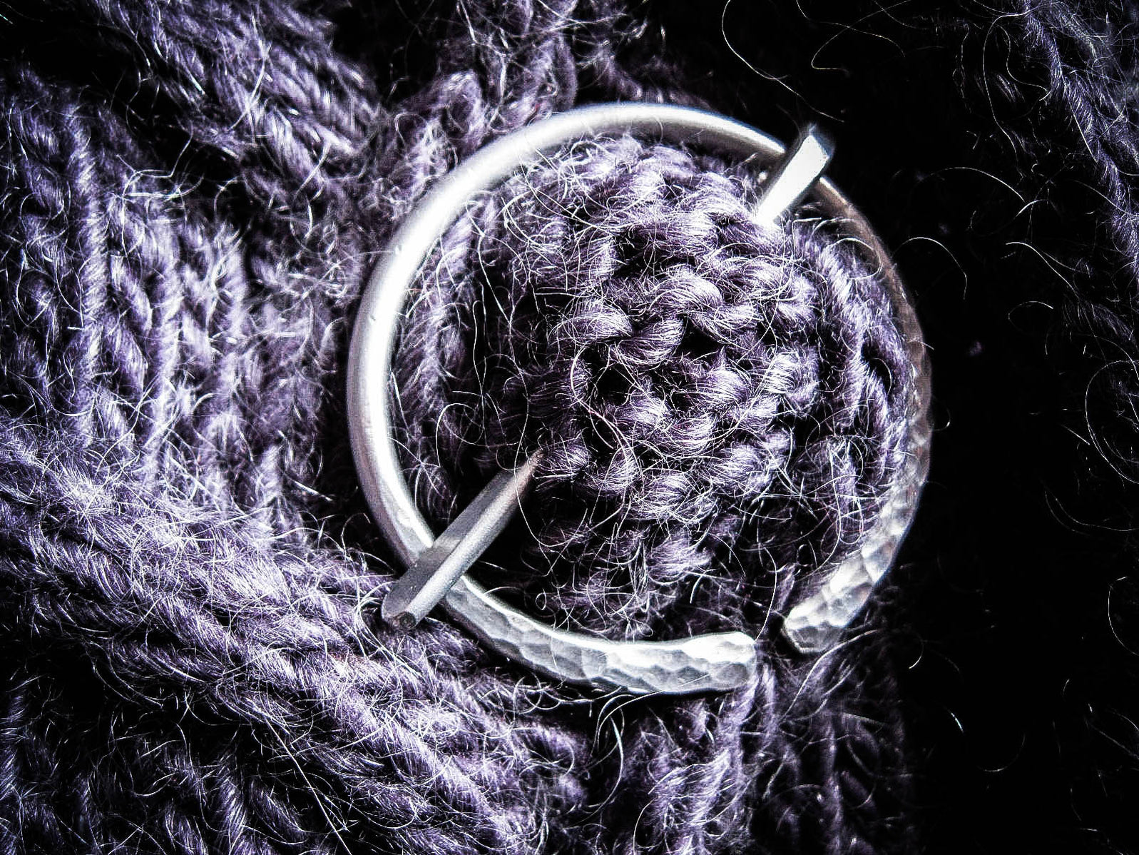 Pictish Brooch in Aluminum – Feral Strumpet