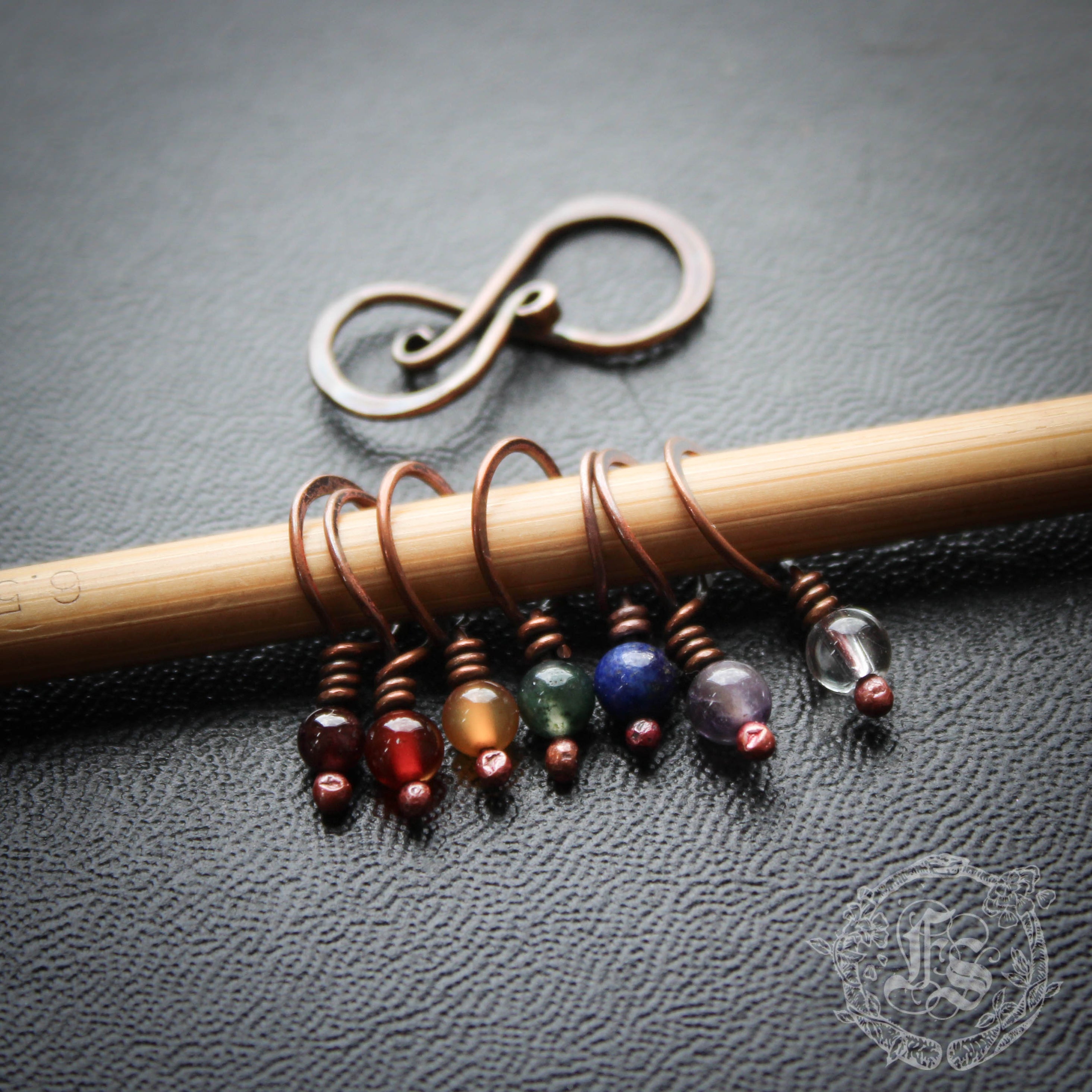 Bifrost Rainbow Stitch Marker Set Necklace – Feral Strumpet
