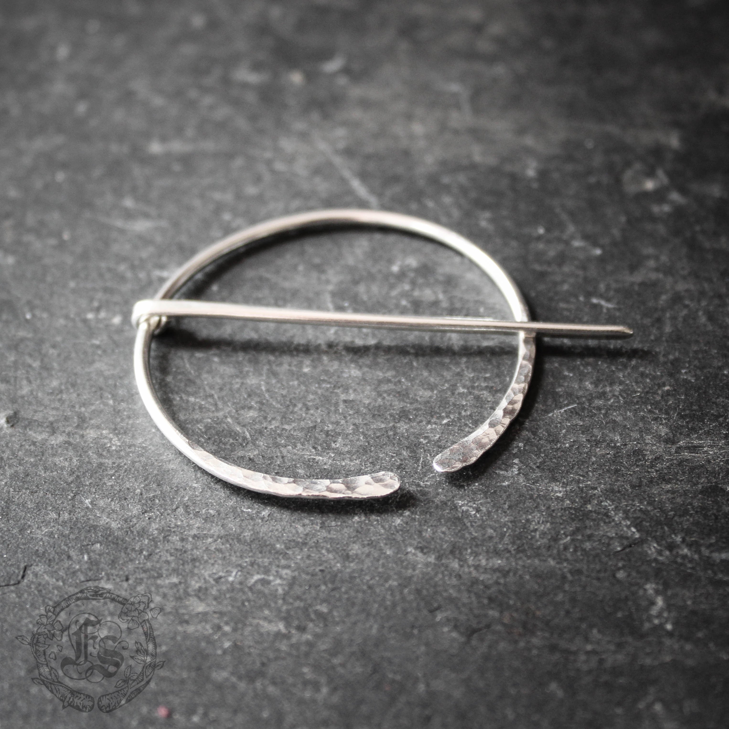 Pictish Penannular Brooch in Sterling Silver – Feral Strumpet
