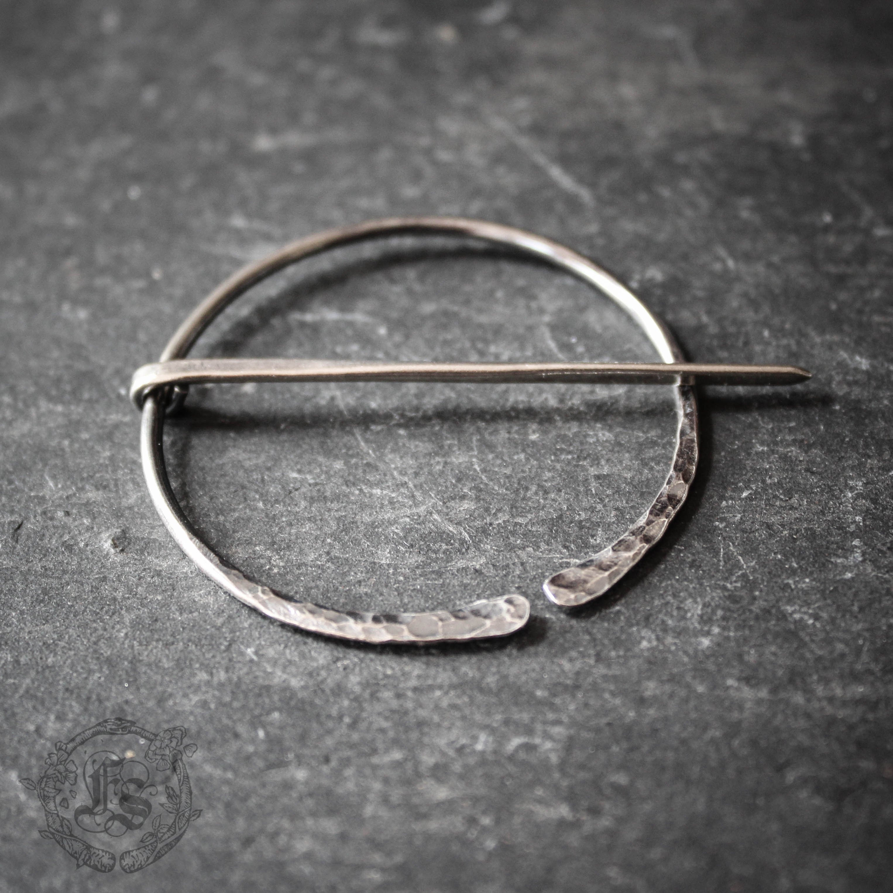 Pictish Penannular Brooch in Sterling Silver – Feral Strumpet