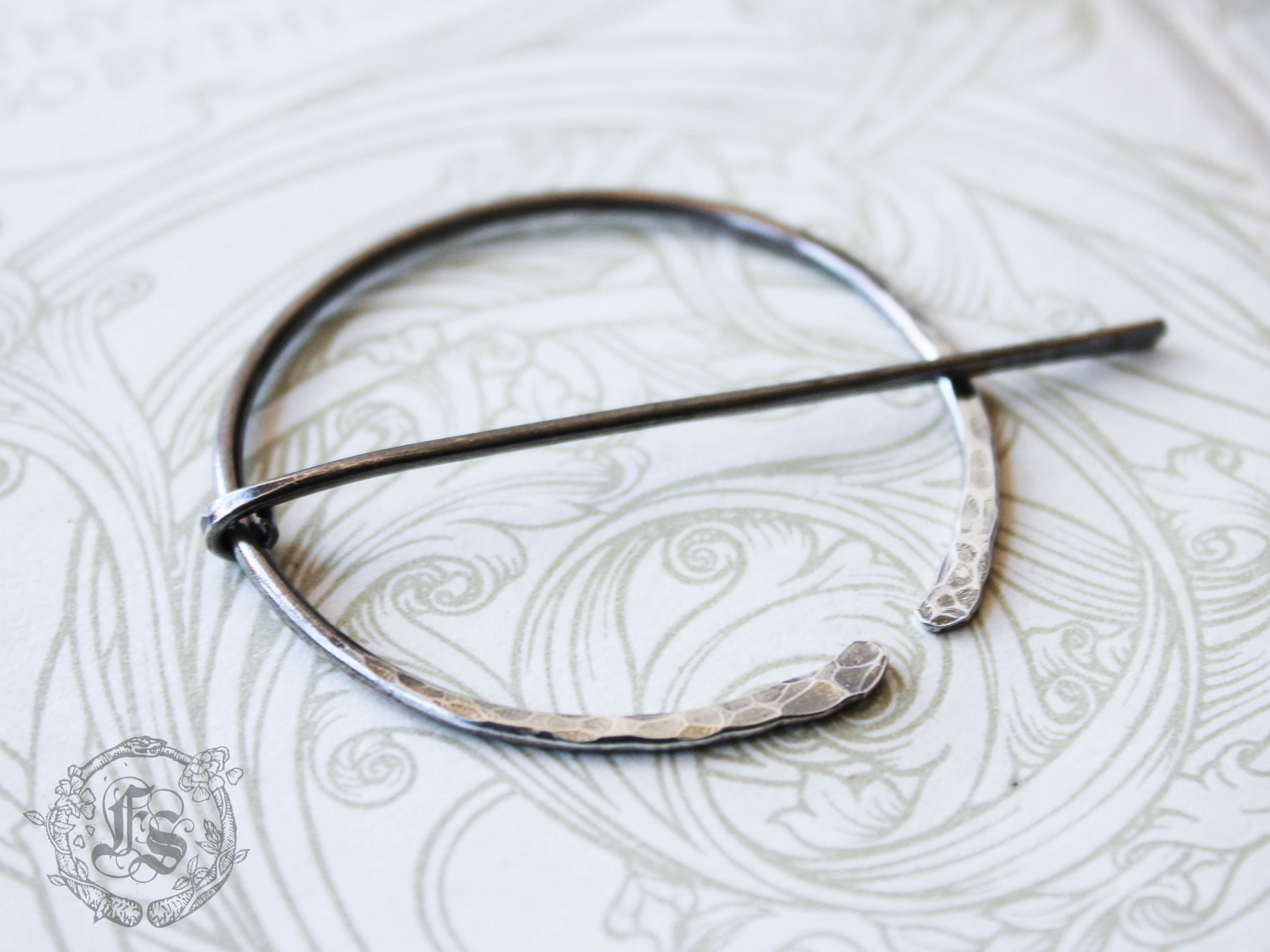 Pictish Penannular Brooch in Sterling Silver – Feral Strumpet
