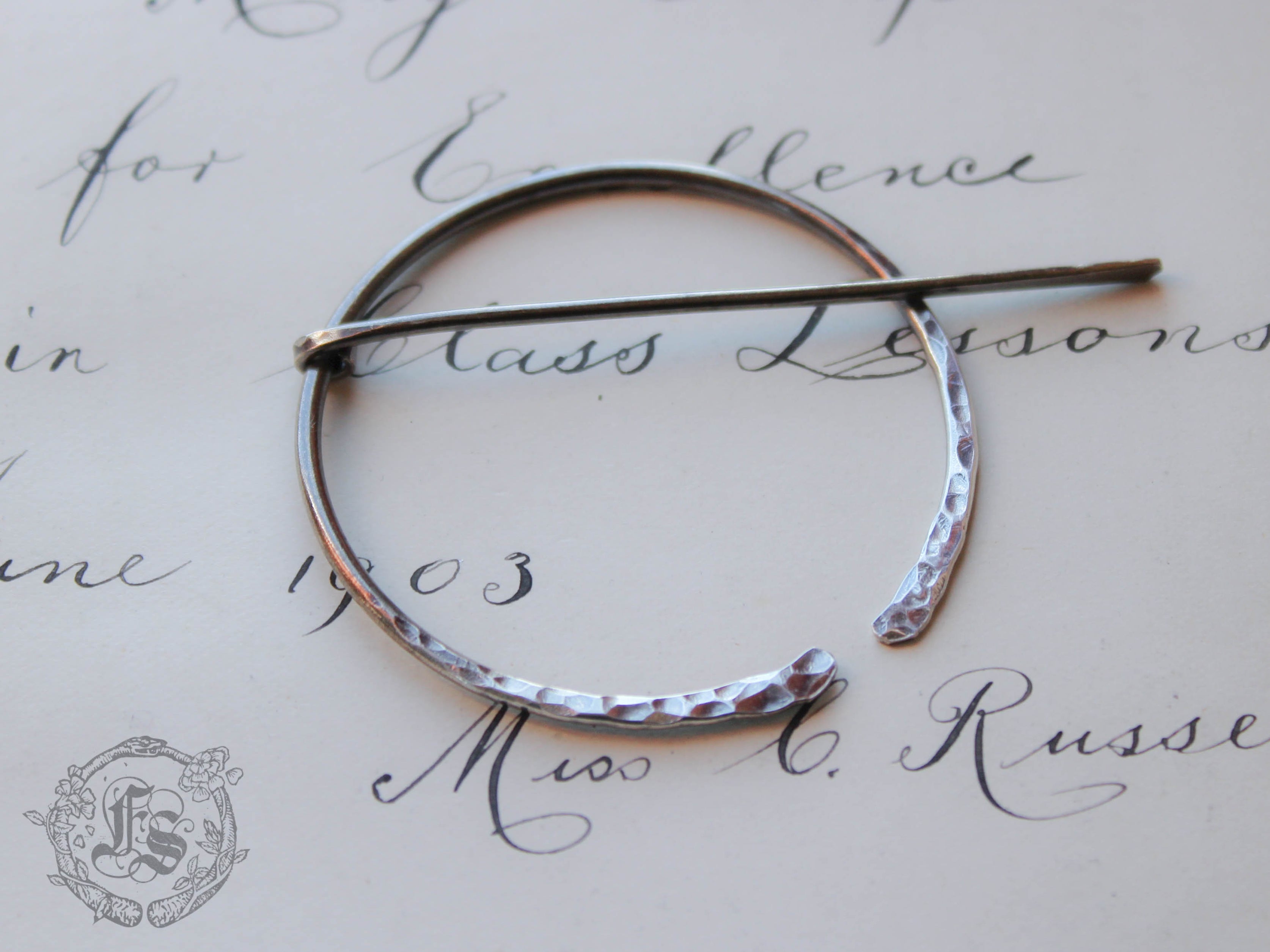 Pictish Penannular Brooch in Sterling Silver – Feral Strumpet